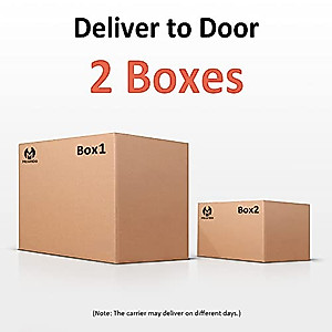 MCombo Power Lift Recliner Chair for Elderly People, 3 Positions, 2 Side Pockets and Cup Holders, USB Ports, Fabric 7286 (Navy Blue)