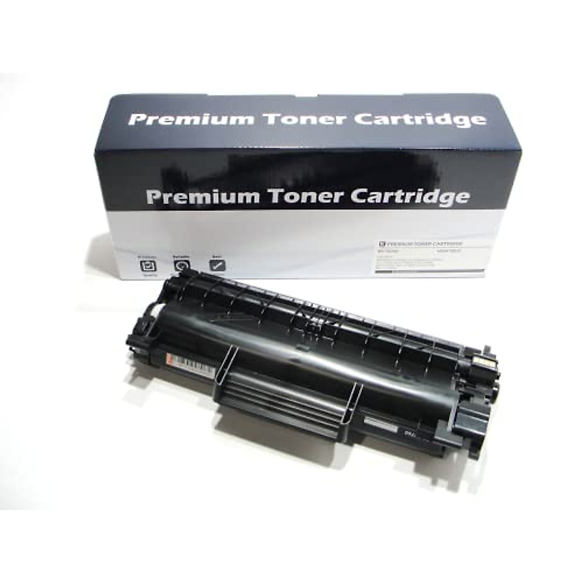 1 Pack TN-730 Black TN730 Toner Compatible Toner Cartridge Replacement for Brother HL-L2350DW HL-L2370DW HL-L2370DWXL HL-L2390DW HL-L2395DW MFC-L2710DW MFC-L2750DW MFC-L2750DWXL DCP-L2550DW Printers.