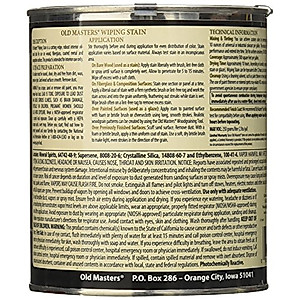 OLD MASTERS, Rich Mahogany 15004 WIP Stain