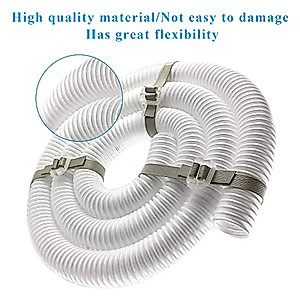 Ximoon Replacement for Po'laris Pool Cleaner Parts 9-100-3102 6-Ft Cuffless Feed Hose Fit Po'laris Pool Cleaner 360 1-1/2" Diameter