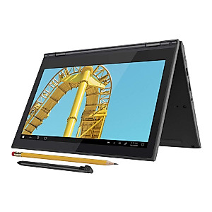 Lenovo 11.6in 2-in-1 Convertible Laptop Anti-Glare Touchscreen Display Intel Quad Core N4120 4GB RAM 64GB Storage Web Cam Windows 10 Pro Active Stylus Included