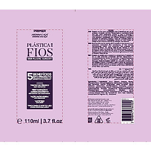 CADIVEU Home Care Line - Plastica Dos Fios Hair Smoothing Set: Shampoo, Conditioner, Hair Treatment Mask, Hair Primer (Set of 4)