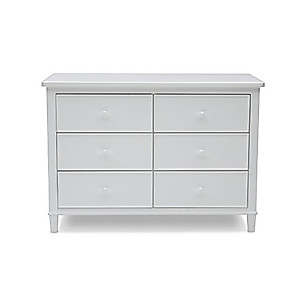 Delta Children Haven 6 Drawer Dresser, Greenguard Gold Certified, White