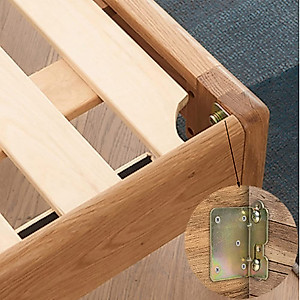 Bed Rail Brackets,Bed Rail Fittings, Bed Frame Hardware,for Connecting to Wood, Headboards and Foot-Boards,Set of 4 with Screws