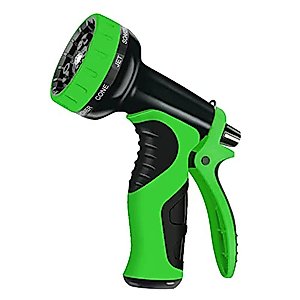 DuLaSeed Hose Nozzle, Garden Hose Nozzle with 10 Adjustable Watering Spray Patterns , Water Hose Sprayer for Watering and Washing