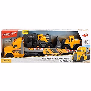 DICKIE TOYS - 28 Inch Mack Truck with 2 Volvo Construction Trucks