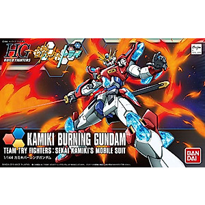 TAMASHII NATIONS Bandai HGBF 1/144 Kamiki Burning Gundam Gundam Build Fighters Action Figure