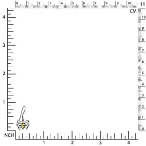 Silvershake Natural Citrine 925 Sterling Silver Butterfly Dangle Hook Earrings