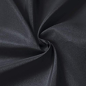 GFCC 10ftx10ft Black Backdrop Background for Photography Black Photo Booth Backdrop for Photoshoot Photography Background Screen Video Recording Parties Curtain