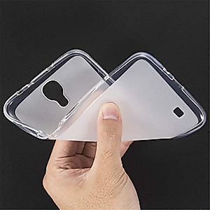 Samsung Galaxy Mega 6.3 I9200 Case, Scratch Resistant Soft TPU Back Cover Shockproof Silicone Gel Rubber Bumper Full-Body Protective Case Cover for Samsung Galaxy Mega 6.3 I9200 (White)