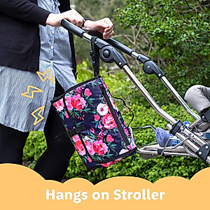 Bliss N Baby Portable Diaper Changing Pad for Parents - Perfect Travel Diaper Changing Mat with Wet Wipe Pouch, Storage Space, Thick Foam Padded Comfort & Waterproof Changing Station