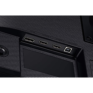 SAMSUNG 24-inch 16:9 IPS Panel 75Hz FHD Desktop Monitor 5ms 250 Nits Pivot Rotation Height Tilt Swivel Adjustable Wall Mountable AMD FreeSync Flicker Free, F24T452FQN Black (Renewed)