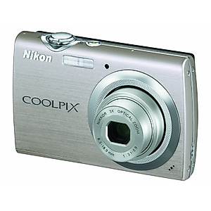 Nikon Coolpix S230 10MP Digital Camera with 3x Optical Zoom and 3 inch Touch Panel LCD (Warm Silver)