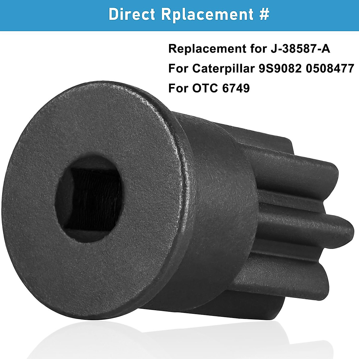 Engine Barring/Turning Socket Wrench For CAT Caterpillar, EUI/MUI & Mack Engines, Fits 3176/3196/3200/3208/3300/3400/3406/3500/3508/3512 Series, C9, C10, C12, C13, C15 and C16 & E-7, E-7 ETEC