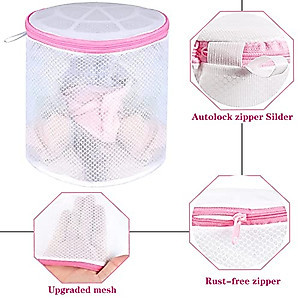 3 Pack Bra Laundry Bag for Washing Machine, 4 Pack Mesh Laundry Bags for Delicates, Liwilong Lingerie Wash Bag, Bra Bag for Washing Machine
