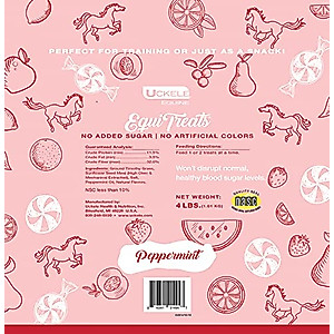 Uckele Equi Treats, Peppermint, 4 Pound Bag