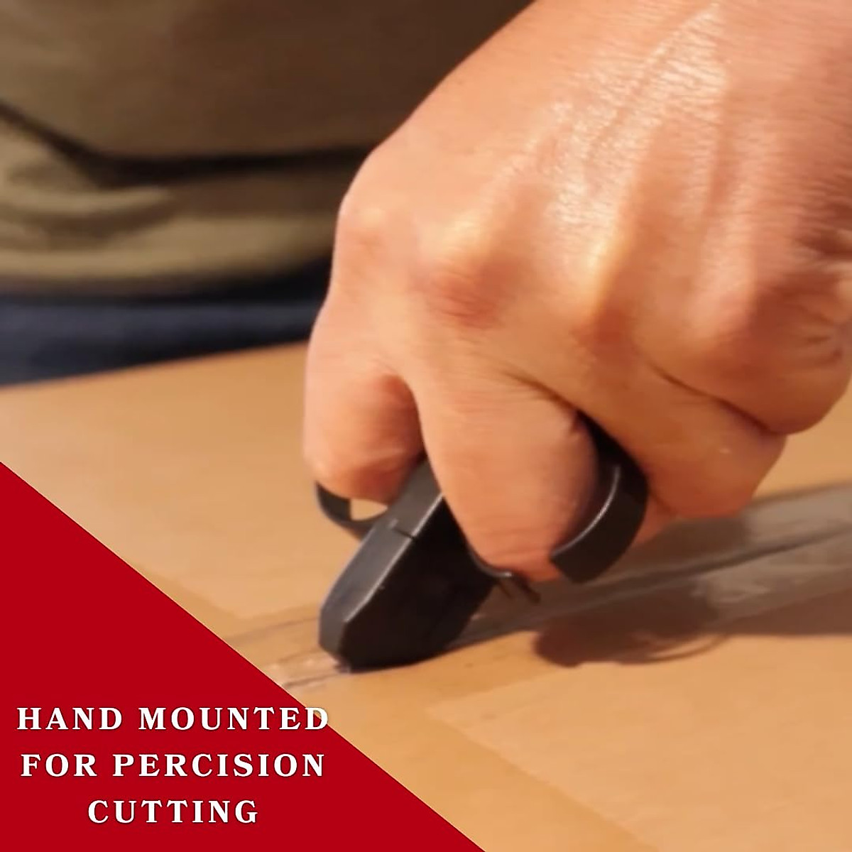 The Dani Blade, Box Cutter | Patented Hand Mounted Self-Retracting Utility Knife| Inhanced Design For Safety & Control, Easy To Use, Perfect For Every Cutting Job.