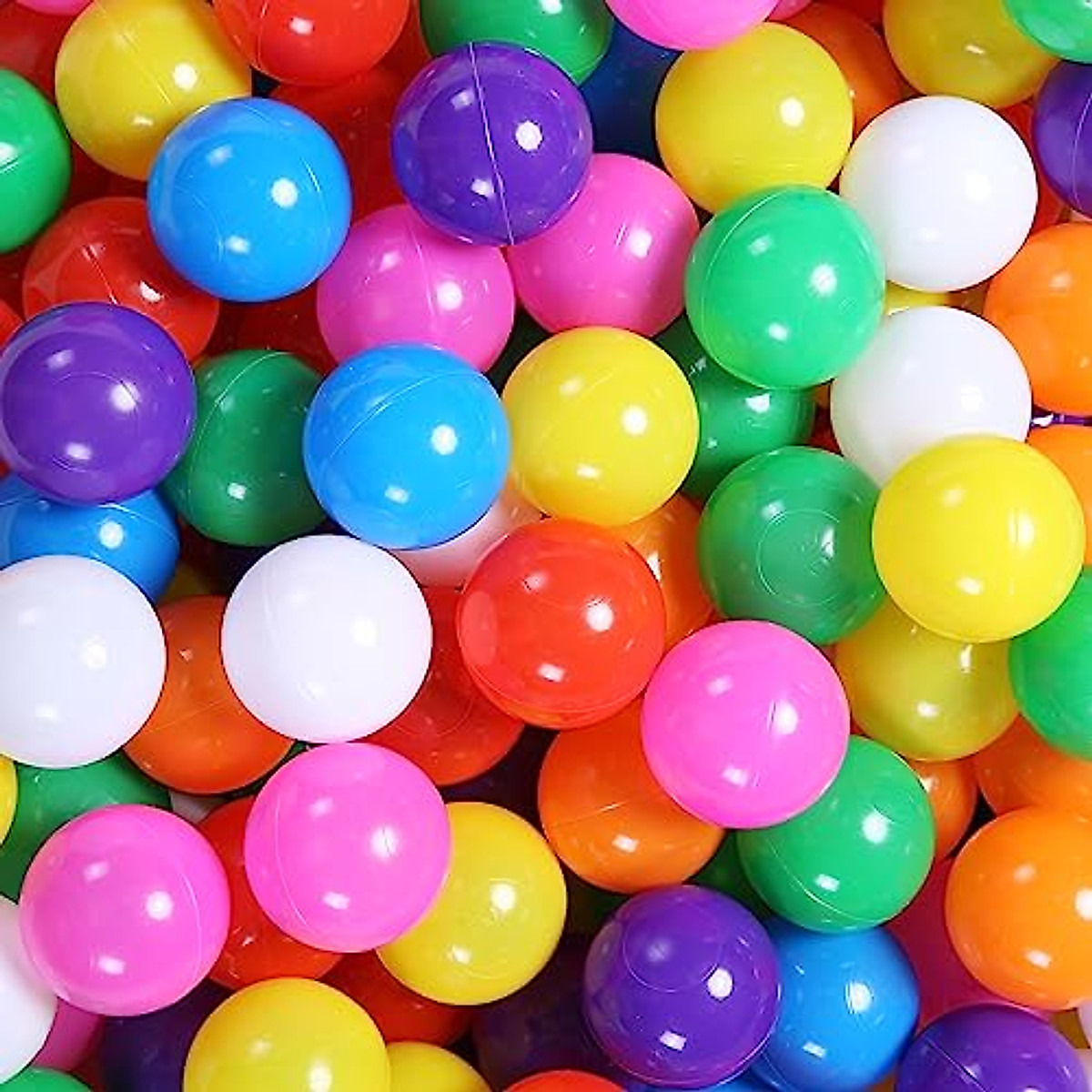 Dintdige Ball Pit Ball 2.2inch 100PCS for Baby Toddlers,Toys for Ball Pool Play Pit Playpen, Indoor Outdoor Play,Ball Pit Play Tent, Baby Pool Water Toys