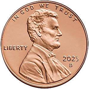 2025 D Cent Roll - Union Shied Design Uncirculated