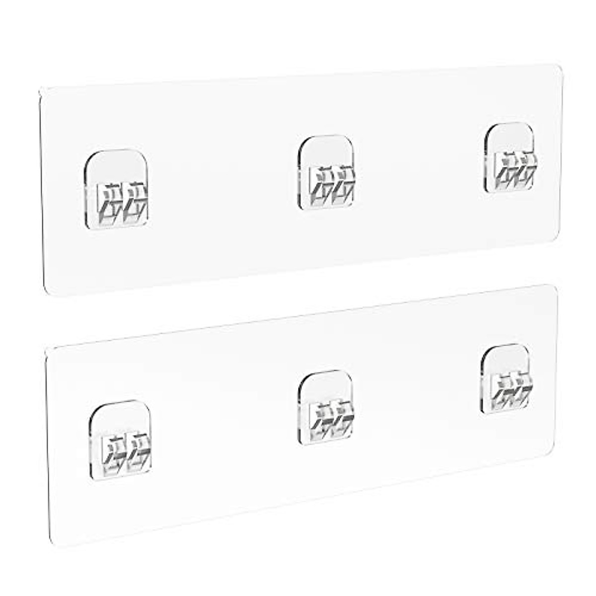 GeekDigg adhesive sticker for no drilling shower caddy - transparent