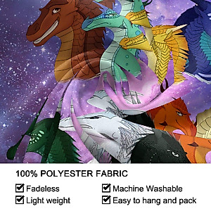 Zilld Wings Of Fire Jade Winglet Tapestry Wall Hanging Home Decorations For Living Room Bedroom Dorm Decor 60x51 inch