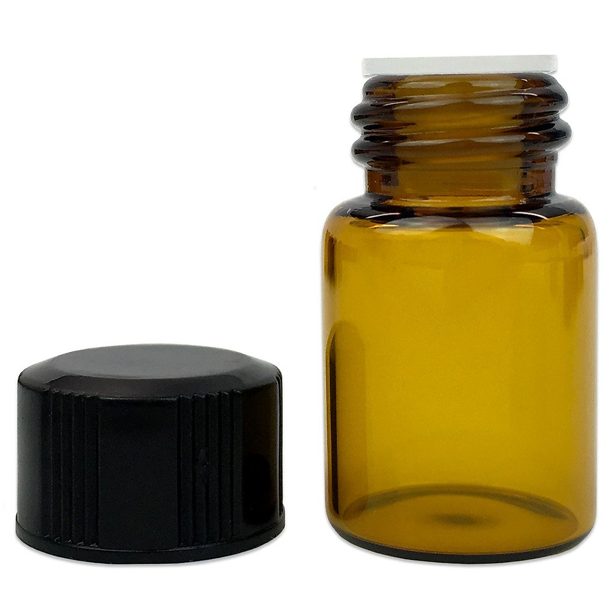 168 Packs Beauticom® 2ML Amber Glass Vial for Essential Oils, Aromatherapy, Fragrance, Serums, Spritzes, with Orifice Reducer and Dropper Top