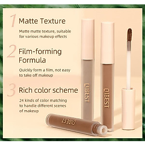 ONarisae Matte Eyeshadow liquid Long Lasting High-pigmented Eye shadow Gel Eye Makeup (Matte Brown)