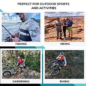 Glacier Tek Cool Vest Personal Cooling, 59 Degrees for 2.5 hours 8 Cool Packs, recharge in 30 minutes