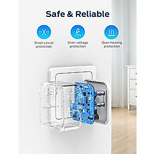 USB Wall Charger for iPhone iPad, 2-Pack iClever Dual Port 24W Travel Tablet Phone Charger Adapter with SmartID for iPhone11/ Pro/iPhoneX/iPhone XR/8/7/6/Plus, iPad Pro/Air 2/Mini 3/Mini 4 and More