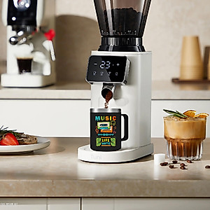 WFSJRED Theater Gifts 12 oz Insulated Mug for Coffee Mug with Leak-Resistant closeable hot lid for hot Drinks with Handle Broadway Gifts for Musicians (MUICE LIFE)