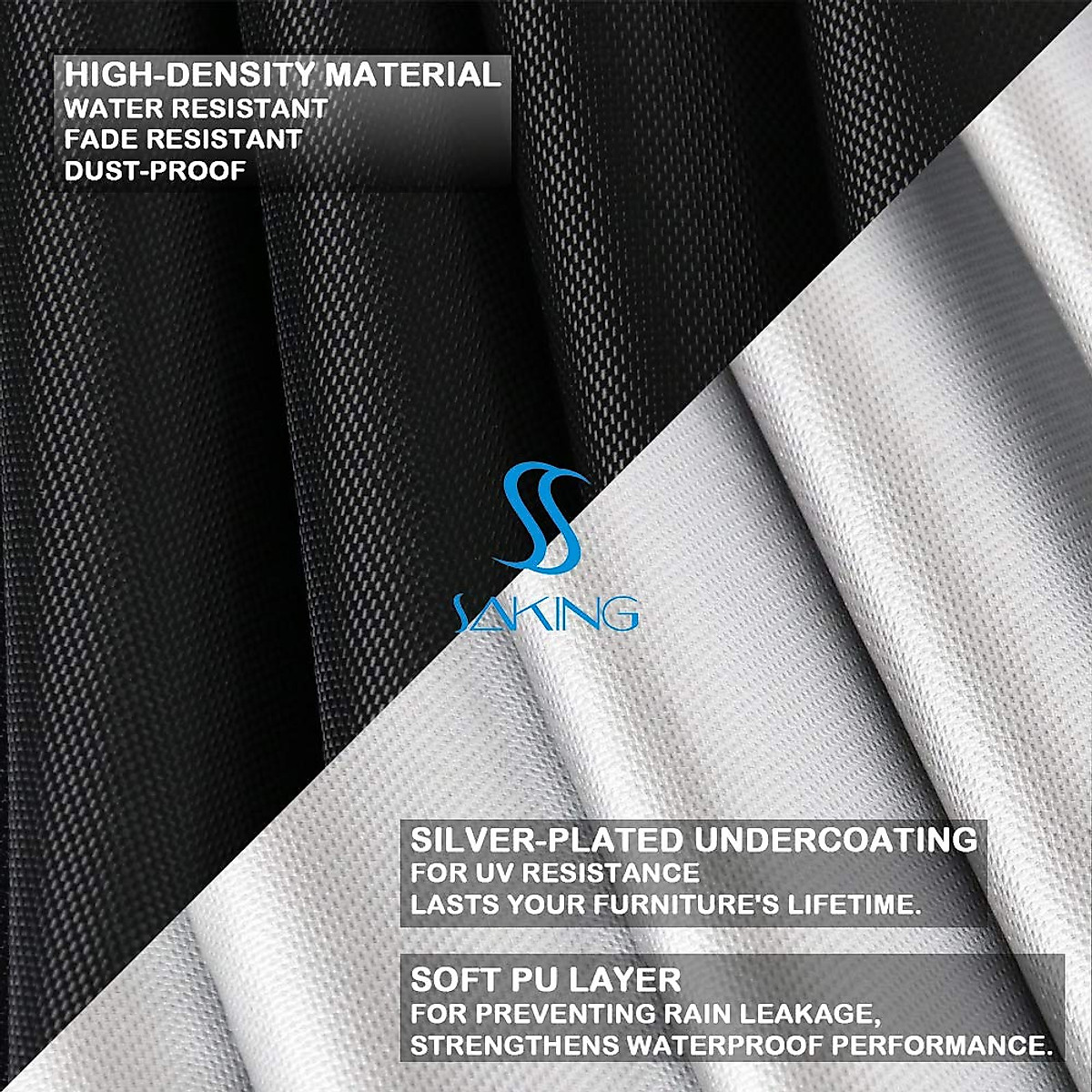 Saking Fire Pit Cover,28 inch Firepit Covers Square Gas Fireplace Fire Pit Table Cover for Propane Fire Pit- 28 X 28 X 25 inch