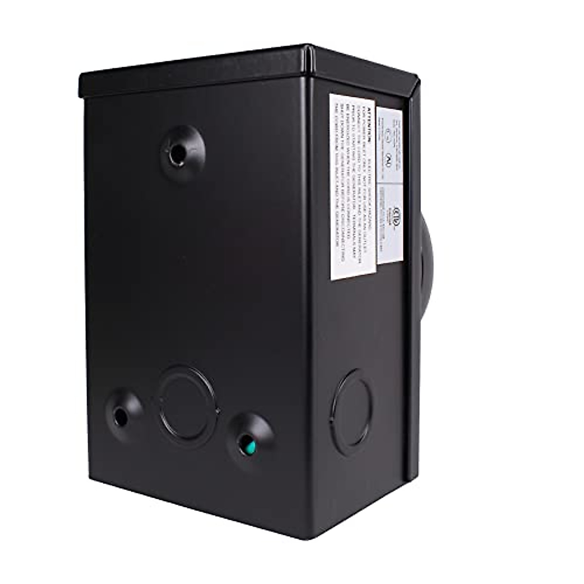 30A/50A Power Inlet Box for Generator, Journeyman-Pro ETL Listed, w/Waterproof Cover,L5-30P,TT-30P,L14-30P,SS-2-50P | 30 or 50 Amp 125/250V | for 3 or 4 Prong Extension Cord (SS-2-50 Black))