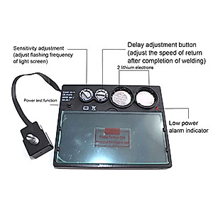 100mm50mm Solar Auto Dimming Welding Lens Welder Auto Darkening Welding Lens