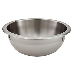 RecPro RV 13" Round Stainless Steel Sink | Single RV Kitchen Sink | RV Sink | Camper Sink | Single Bowl Sink (No Faucet)