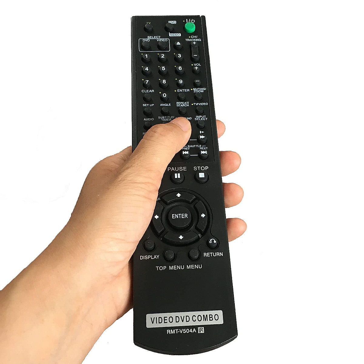 Replacement Remote Control RMT-V504A Fit for Sony DVD/VCR Combo Player Compatible with RMT-V501, RMT-V501A, RMT-V501C, RMT-V501D, RMT-V501E and RMT-V501F