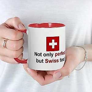 CafePress Perfect Swiss Mug Ceramic Coffee Mug, Tea Cup 11 oz