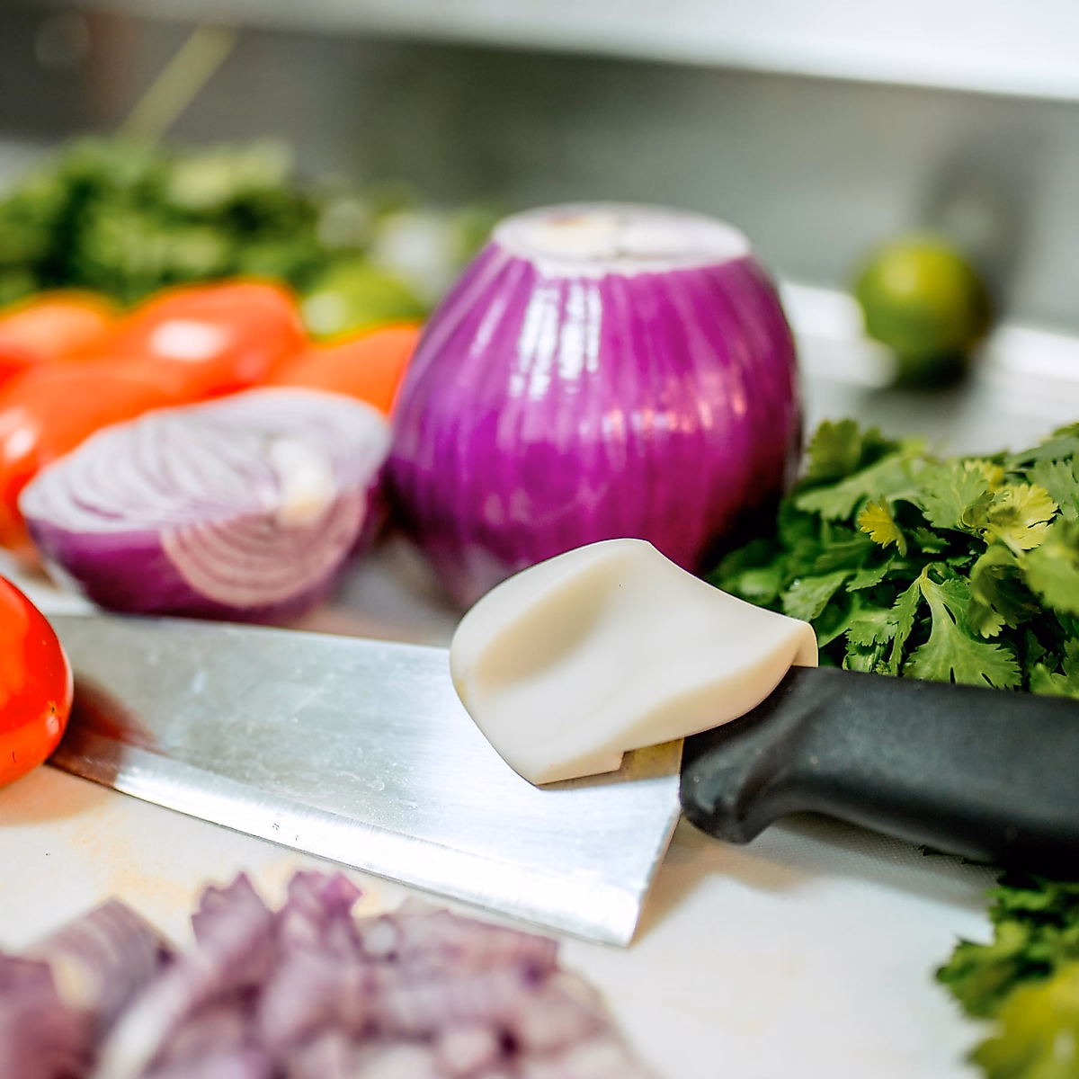 everGRIP Knife Handle Grip for Chef's or Kitchen Knives - Universal Non-Slip Ergonomic Design - Dishwasher Safe - Kitchen Essentials and Accessories 2.6"