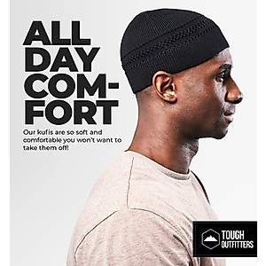 Tough Headwear Kufi Hat - Kufi Hats for Men Muslim, Turkish Kufi Cap