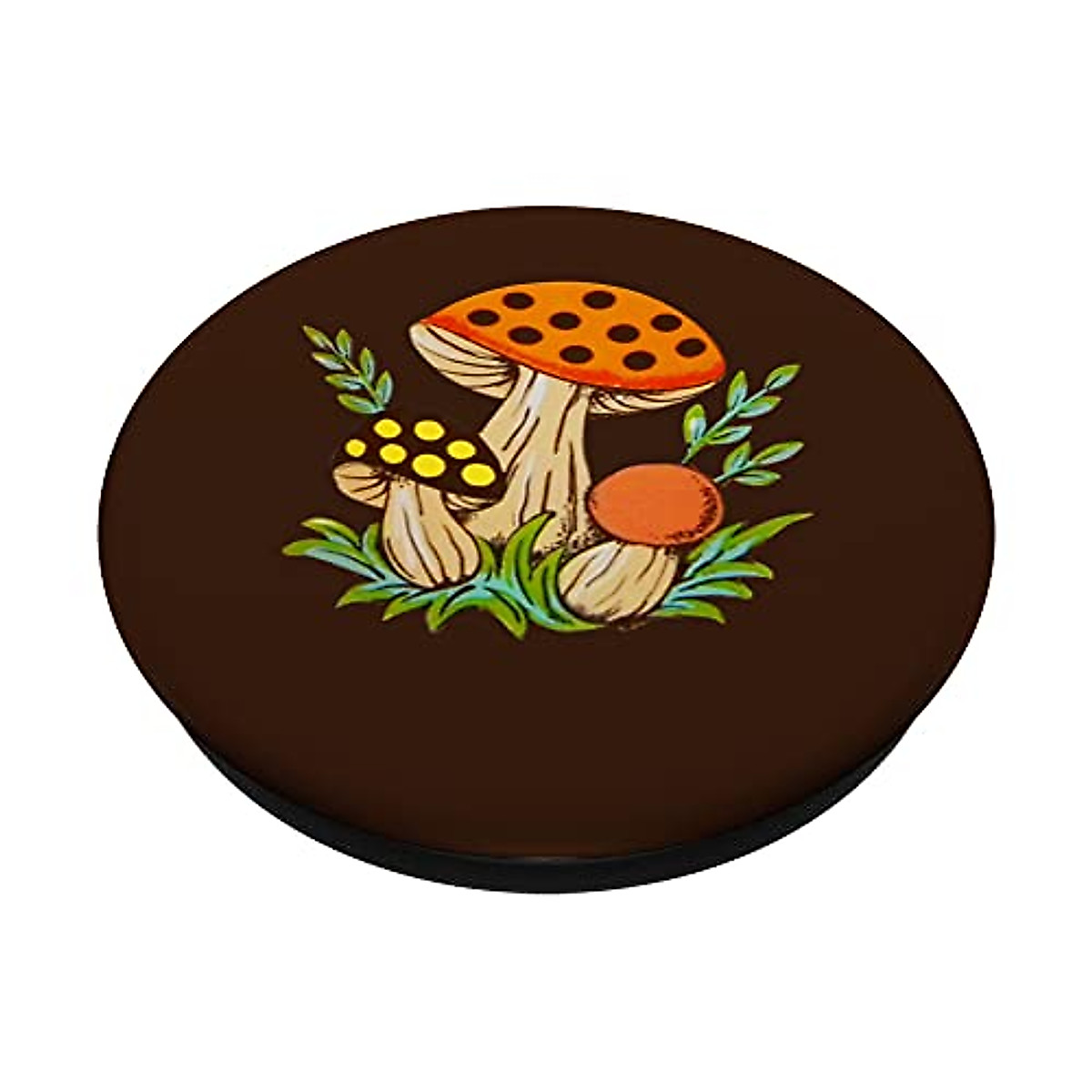 Vintage Merry Mushrooms, 70s Retro Kitchen PopSockets Swappable PopGrip