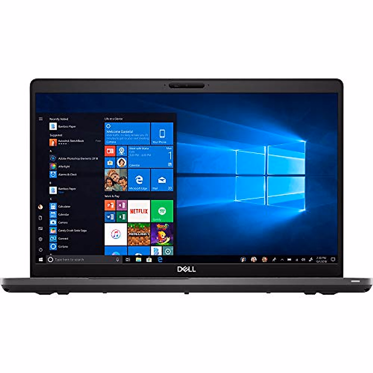 Dell Latitude 5500 Home and Business Laptop Intel i5-8265U 4-Core, 8GB RAM, 256GB PCIe SSD, Intel HD 620, 15.6" Full HD 1920x1080, Fingerprint, WiFi, Bluetooth, Webcam, 3xUSB 3.1, Win 10 Pro (Renewed)