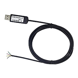 USB Switch Cable 7 to 6PCS Different Pedals DIY USBSWITCH6-6