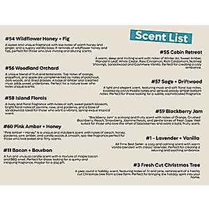 Personalized 8oz/16oz Handmade 100% Soy Wax Scented Candle by Silver Dollar Candle Co.