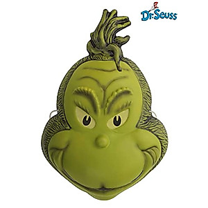 Dr. Seuss The Grinch Costume Mask for Adults and Kids Standard