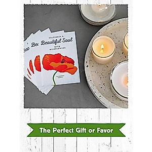American Meadows Wildflower Seed Packets "Celebrate a Beautiful Soul" Memorial Favors (Pack of 20) - Red Poppy Seed Mix, Favors for Funerals, Wakes, Viewings, Visitations, Memorial Services