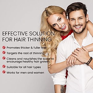 TOMUM Biotin Hair Growth Shampoo for Men and Women - Treatment for Thinning Hair and Hair Loss - Biotin,Caffeine & Saw Palmetto Enriched Formula for Hair Thickening and Regrowth DHT Blocker 13.5 FlOz