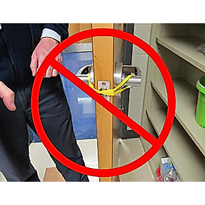 10 Pack Lockdown Magnetic Strips for School lockdowns or Office Emergency Full Size Easy and Quick Way to Lock Door in an Event of a Lockdown or an Emergency.