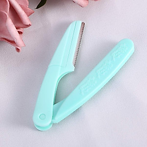 Frcolor 6pcs Eyebrow Razor Shaper Cheek Facial Hair Removers Trimmer for Women Ladies