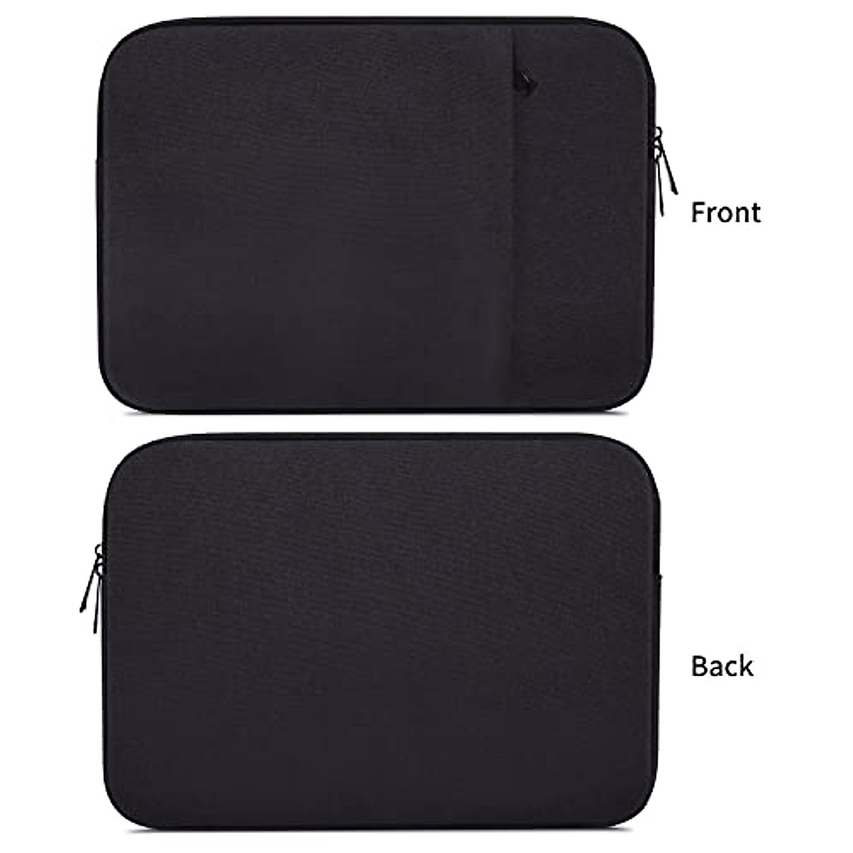 13-13.3 inch Laptop Sleeve Case for Surface Laptop 5 4 13.5, Surface Laptop Studio 14.4, Lenovo Yoga 6 13, Dell XPS 13/Dell Inspiron 13, ACER Lenovo DELL ASUS HP 13" Computer Waterpoof Bag(Black)