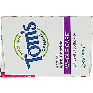 TOMS OF MAINE Spearmint Whole Care Toothpaste, 4 OZ