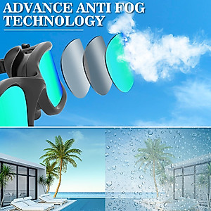 WIN.MAX Polarized Swimming Goggles Swim Pool Goggles Anti Fog Anti UV No Leakage Clear Vision for Men Women Adults Teenagers